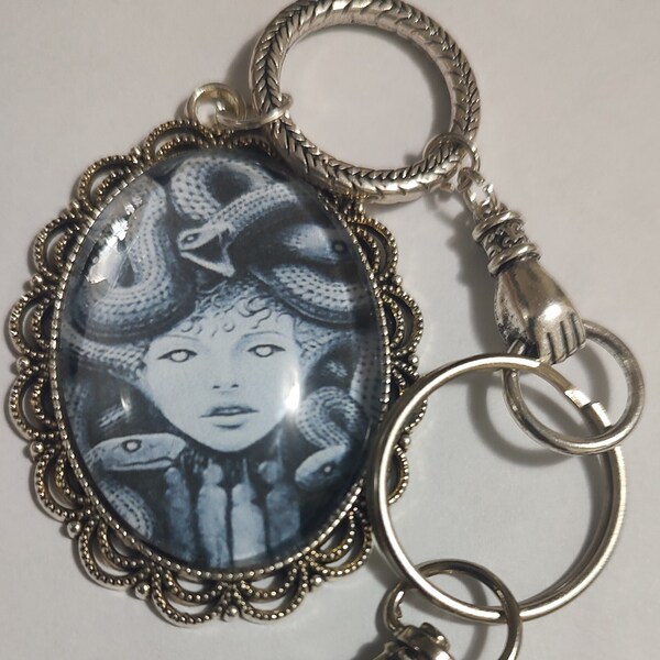 Medusa Keychain - Etsy
