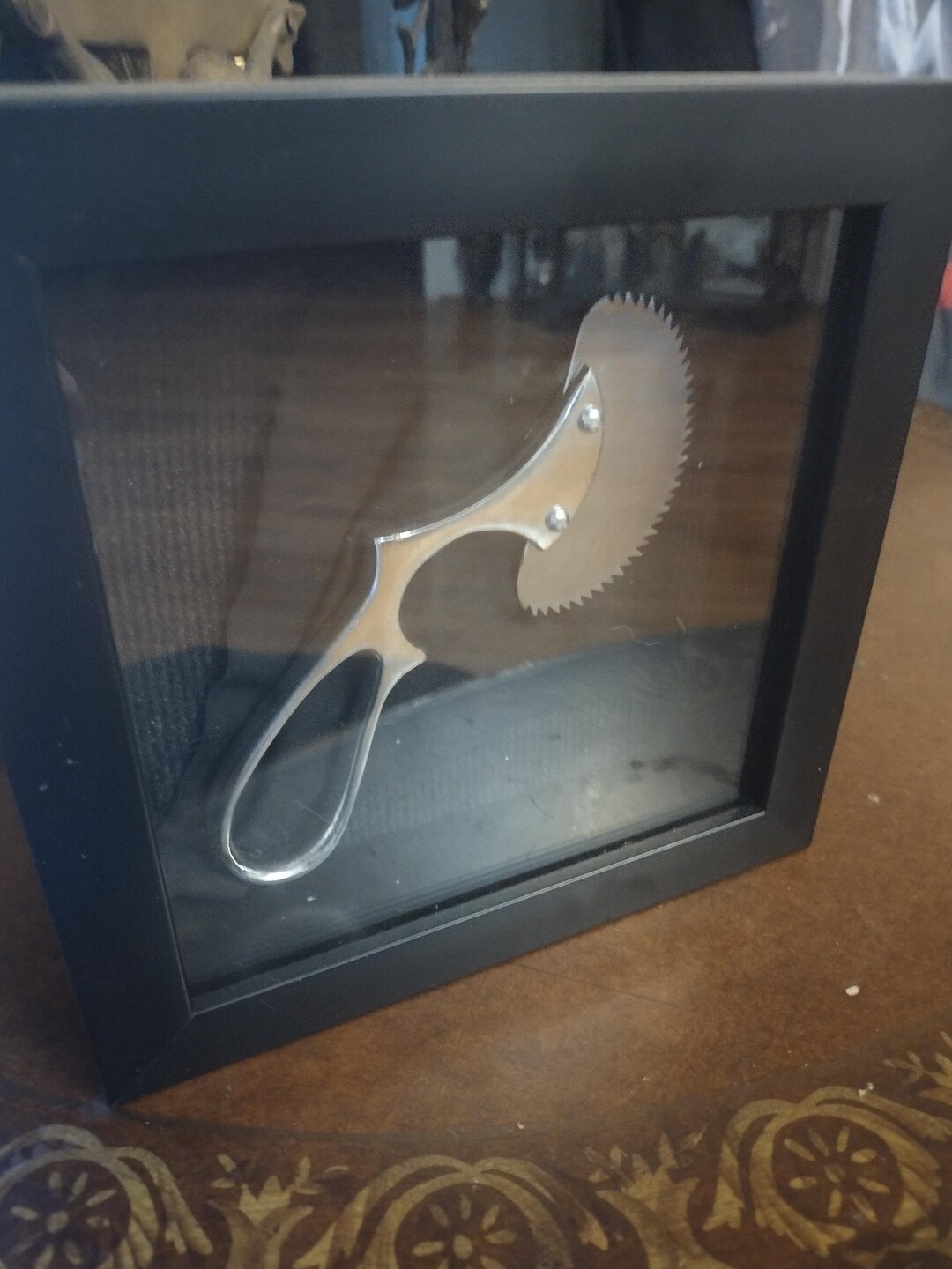 Angled Bone Saw Shadow Box - Etsy