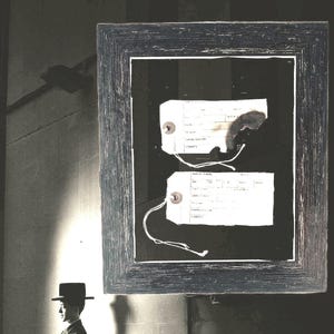 Personalized-mortician's-double-id Toe Tags in Display Frame, Oddity ...