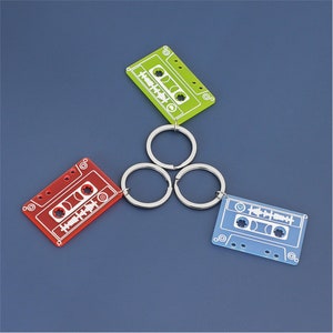 Custom Scannable Music Code Keychain With Personalized Acrylic Tape ...