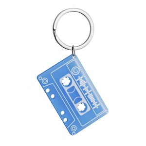 Custom Scannable Music Code Keychain With Personalized Acrylic Tape ...