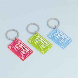 Custom Scannable Music Code Keychain With Personalized Acrylic Tape ...