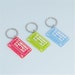 Custom Scannable Music Code Keychain With Personalized Acrylic Tape ...