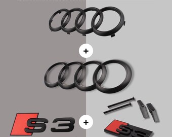 Audi S3 Black Emblem - Etsy
