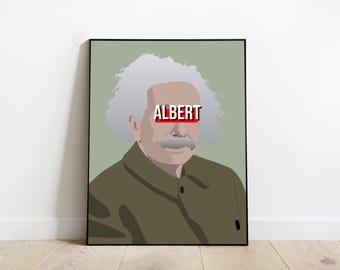Albert Poster - Etsy