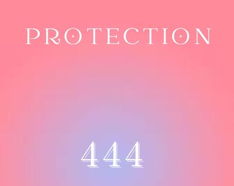 444 Protection Print - Etsy