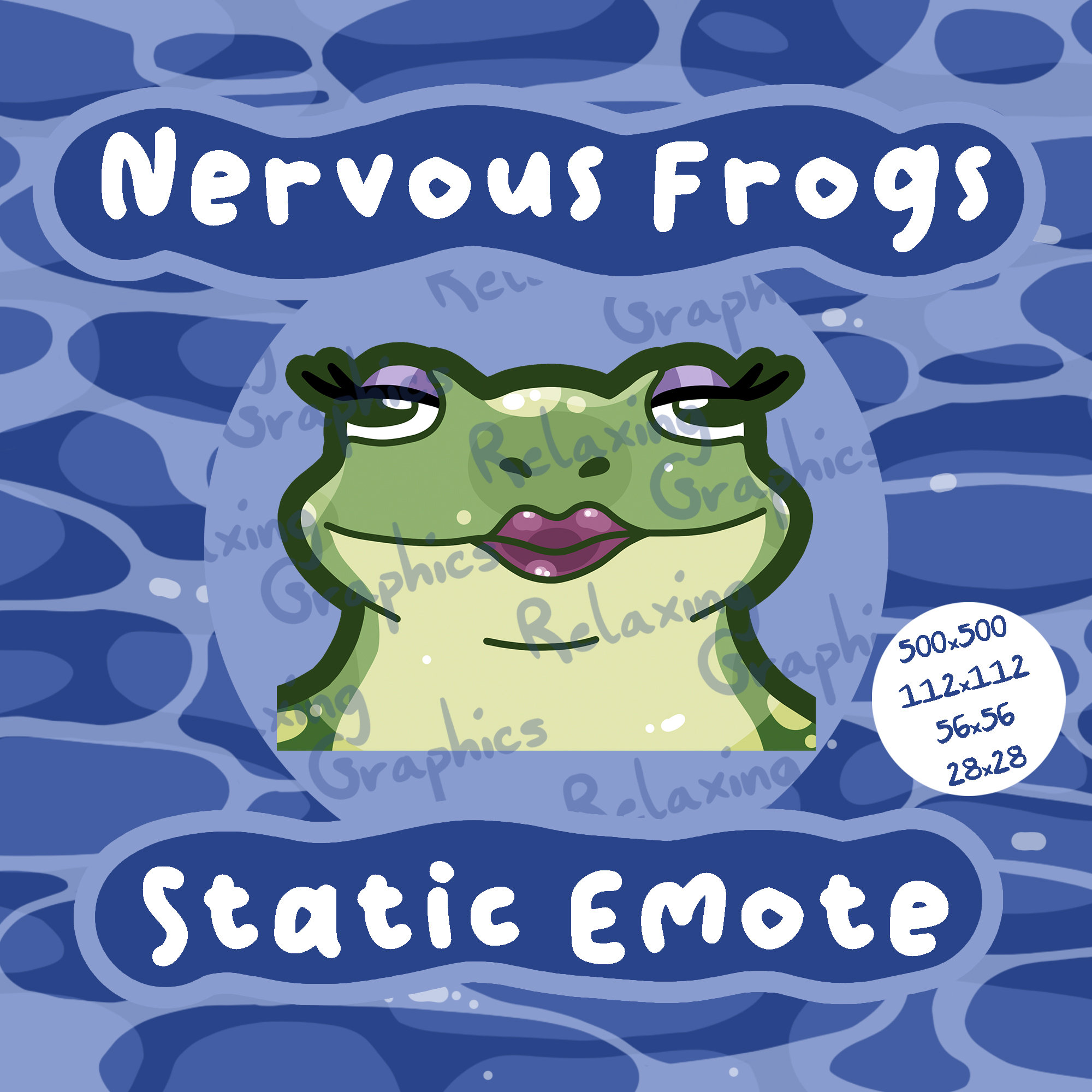 Sexy Frog Static Emote For Twitch Discord Youtube Etsy