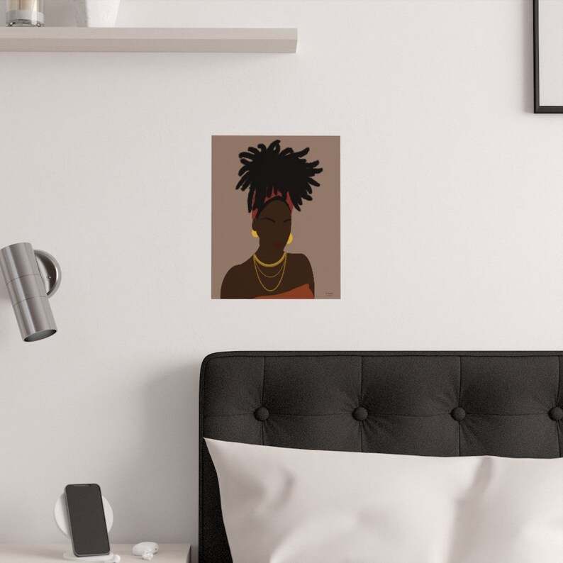 Loc Queen "11x14" Satin Poster La Mélanine by Monique| Black Art ...