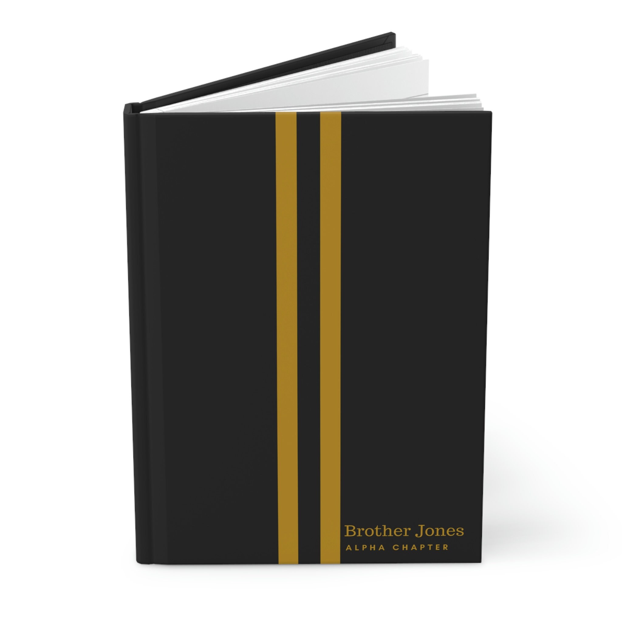 Personalized Alpha Jersey Hardcover Journal: Fraternity Gift - Etsy