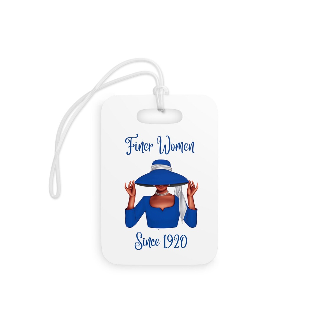 Personalized Zeta Finer Women Since 1920 Luggage Tags | Sorority ...