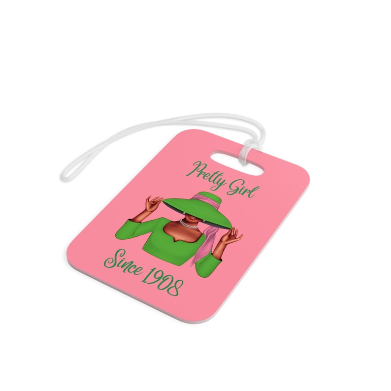Personalized AKA Pretty Girl Since 1908 Luggage Tags - Etsy