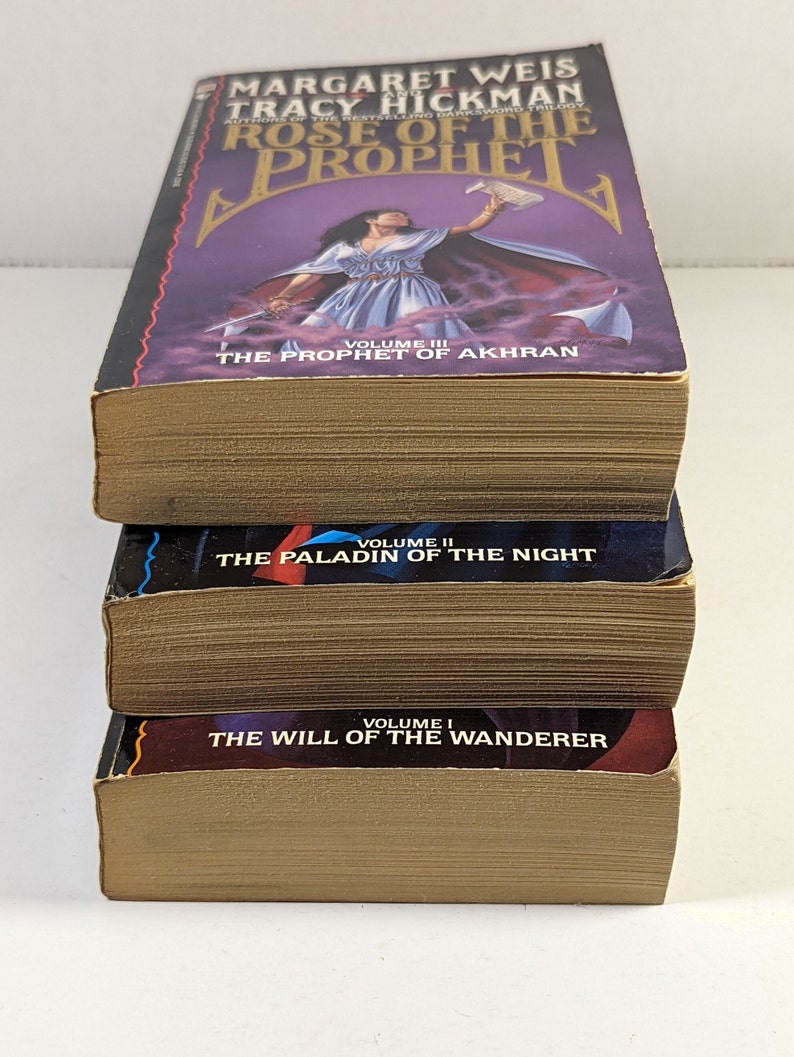 Vintage Fantasy 3 BOOK SERIES Rose of the Prophet 1989 - Etsy