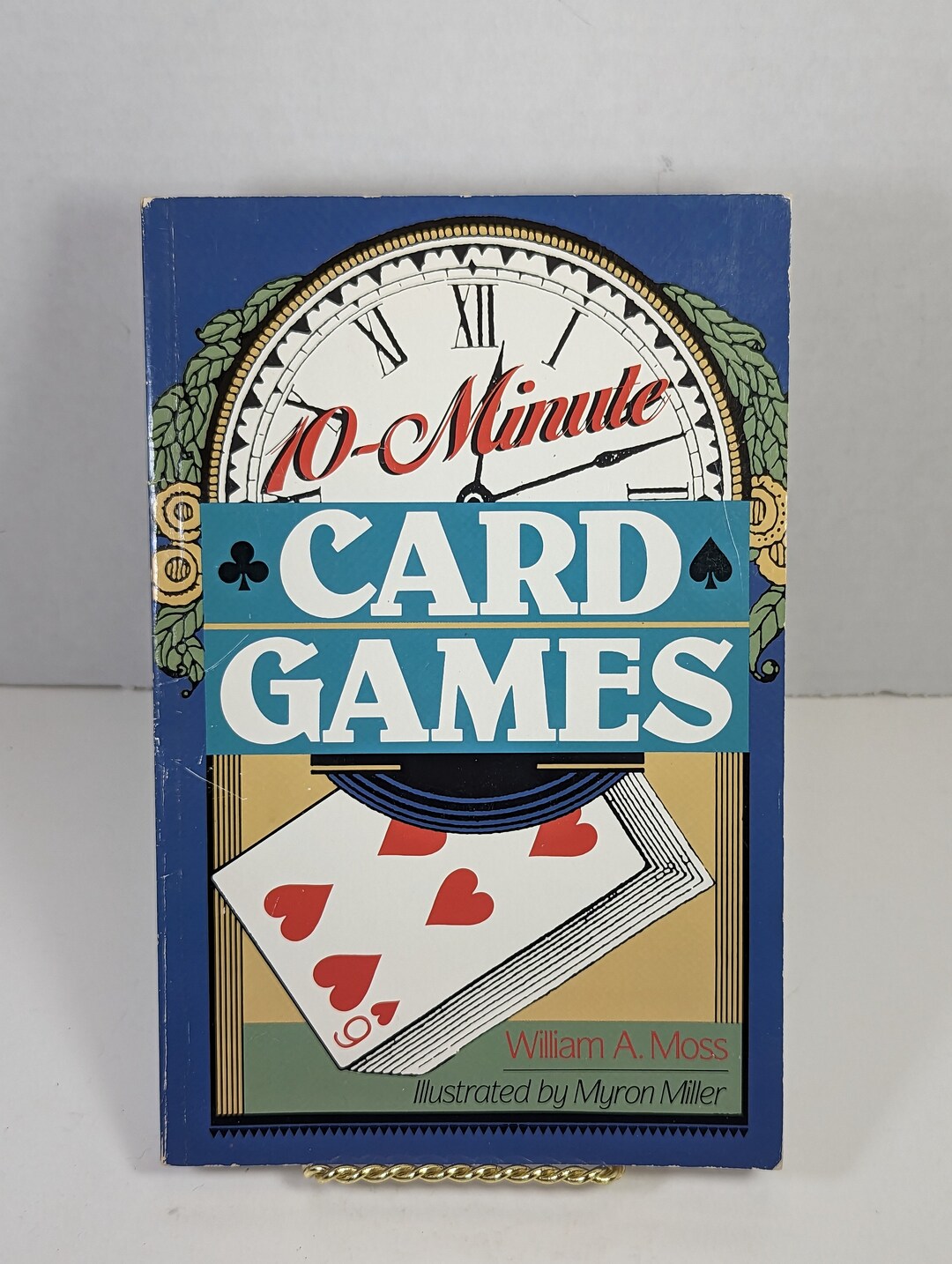 10 Minute Card Games by William Moss 1995 Vintage Softcover Game ...