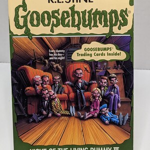 Goosebumps R.L. STINE Vintage 1990s Youth Horror Scholastic Paperback 3 ...