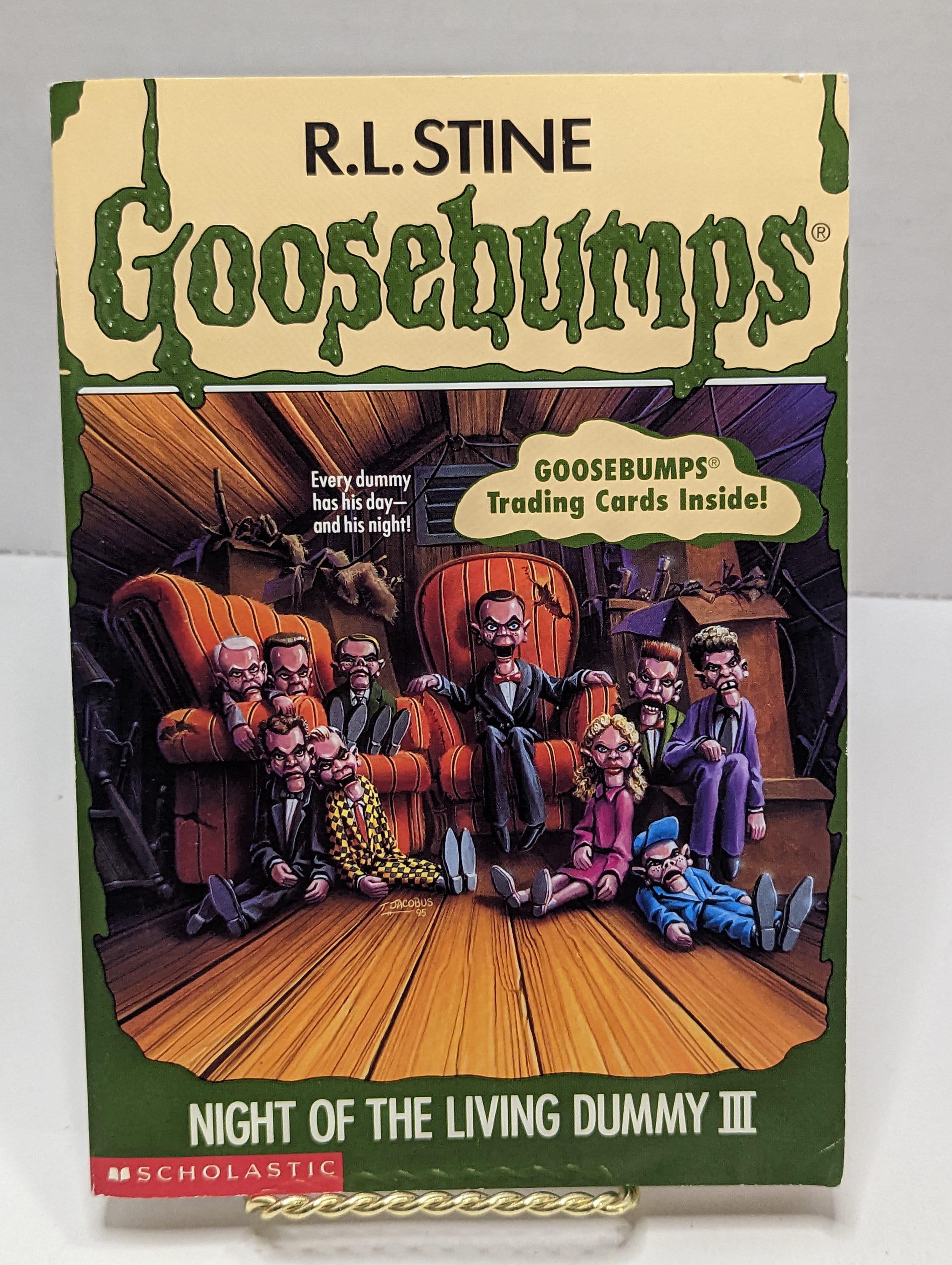 Goosebumps R.L. STINE Vintage 1990s Youth Horror Scholastic Paperback 3 ...