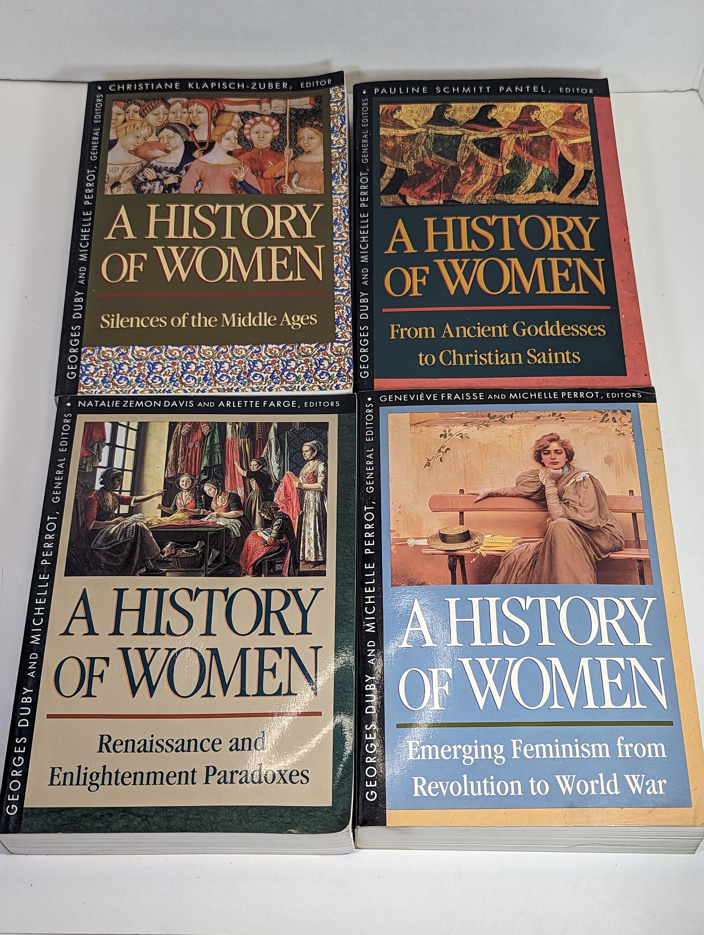 A History of Women 4 Book Bundle 1990's Feminist Studies Historical ...