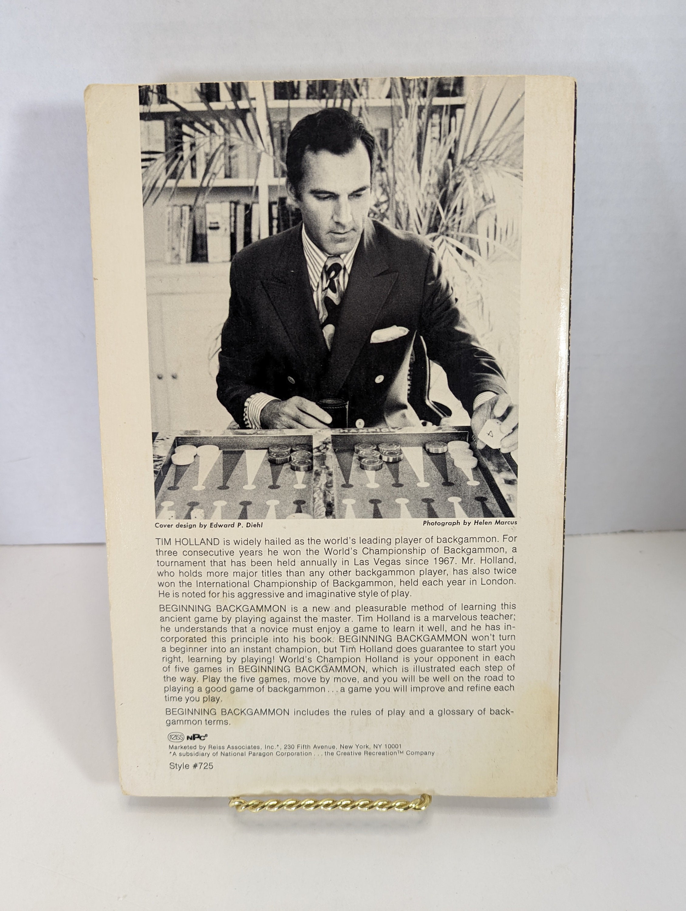 1973 Beginning Backgammon by Tim Holland Softcover Strategy - Etsy