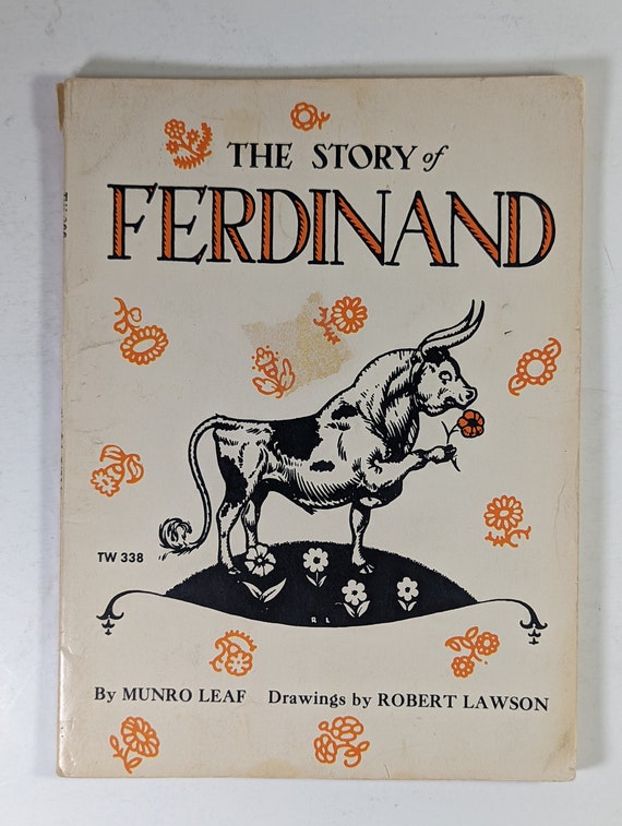 1964 the Story of Ferdinand by Munro Leaf Scholastic Softcover - Etsy