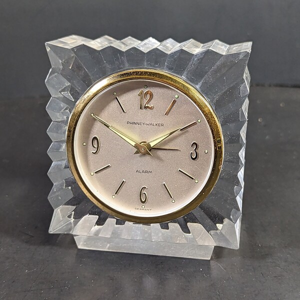 Lucite Alarm Clock - Etsy