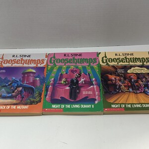Goosebumps R.L. STINE Vintage 1990s Youth Horror Scholastic Paperback 3 ...