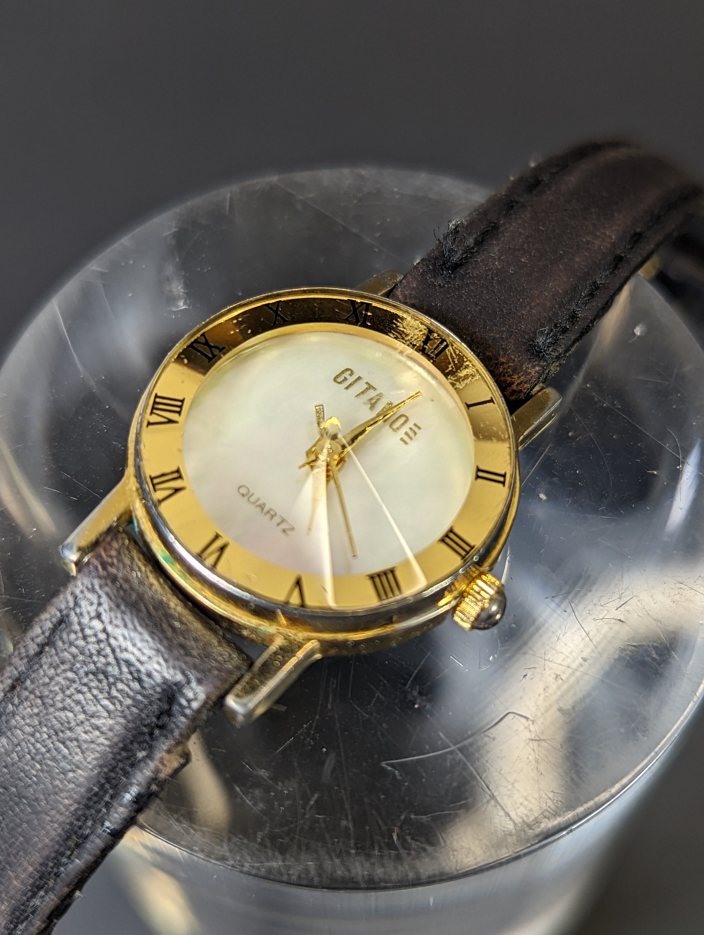 Vintage Gold-toned Gitano Women's Wrist Watch Genuine - Etsy