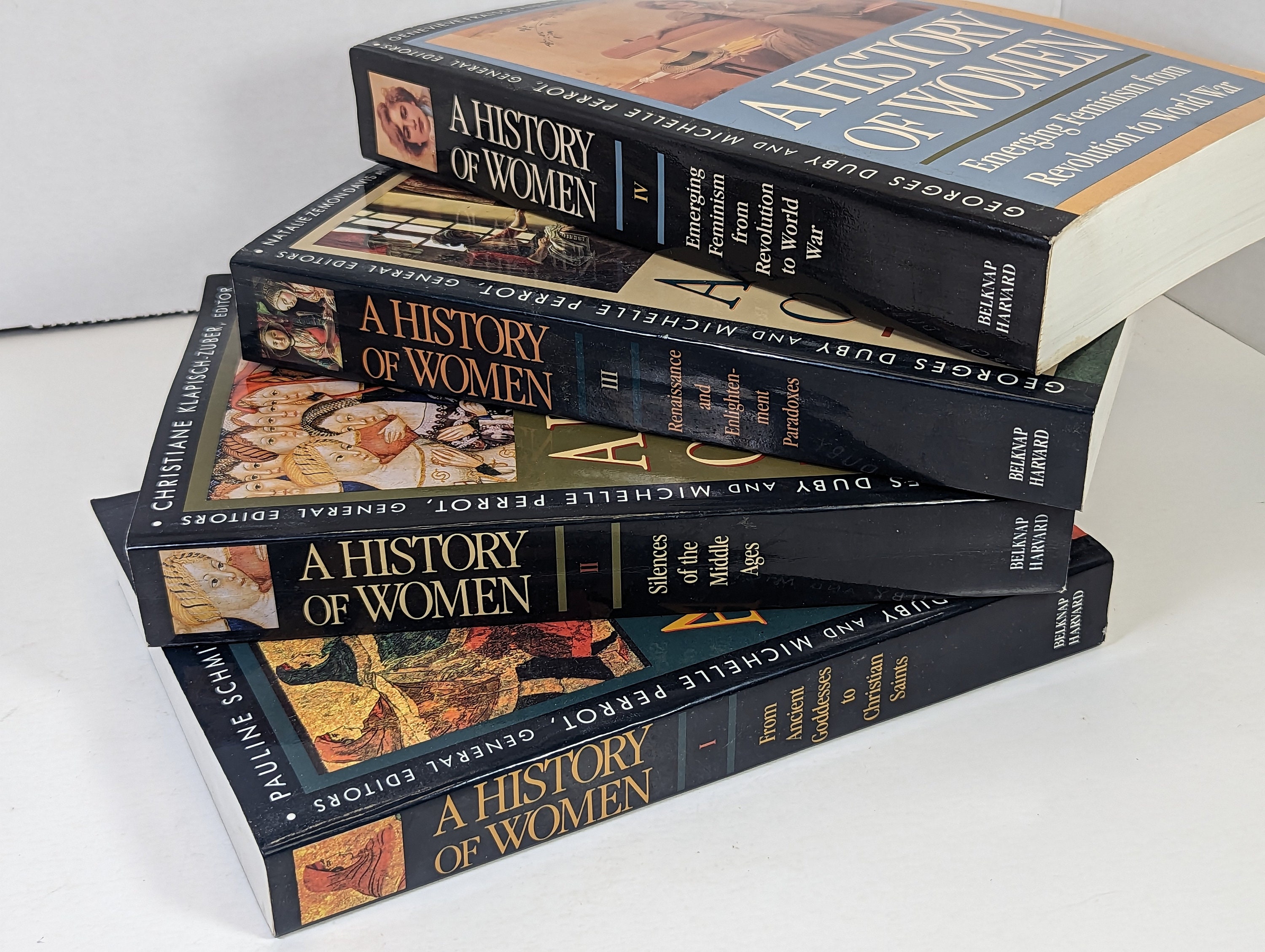 A History of Women 4 Book Bundle 1990's Feminist Studies Historical ...