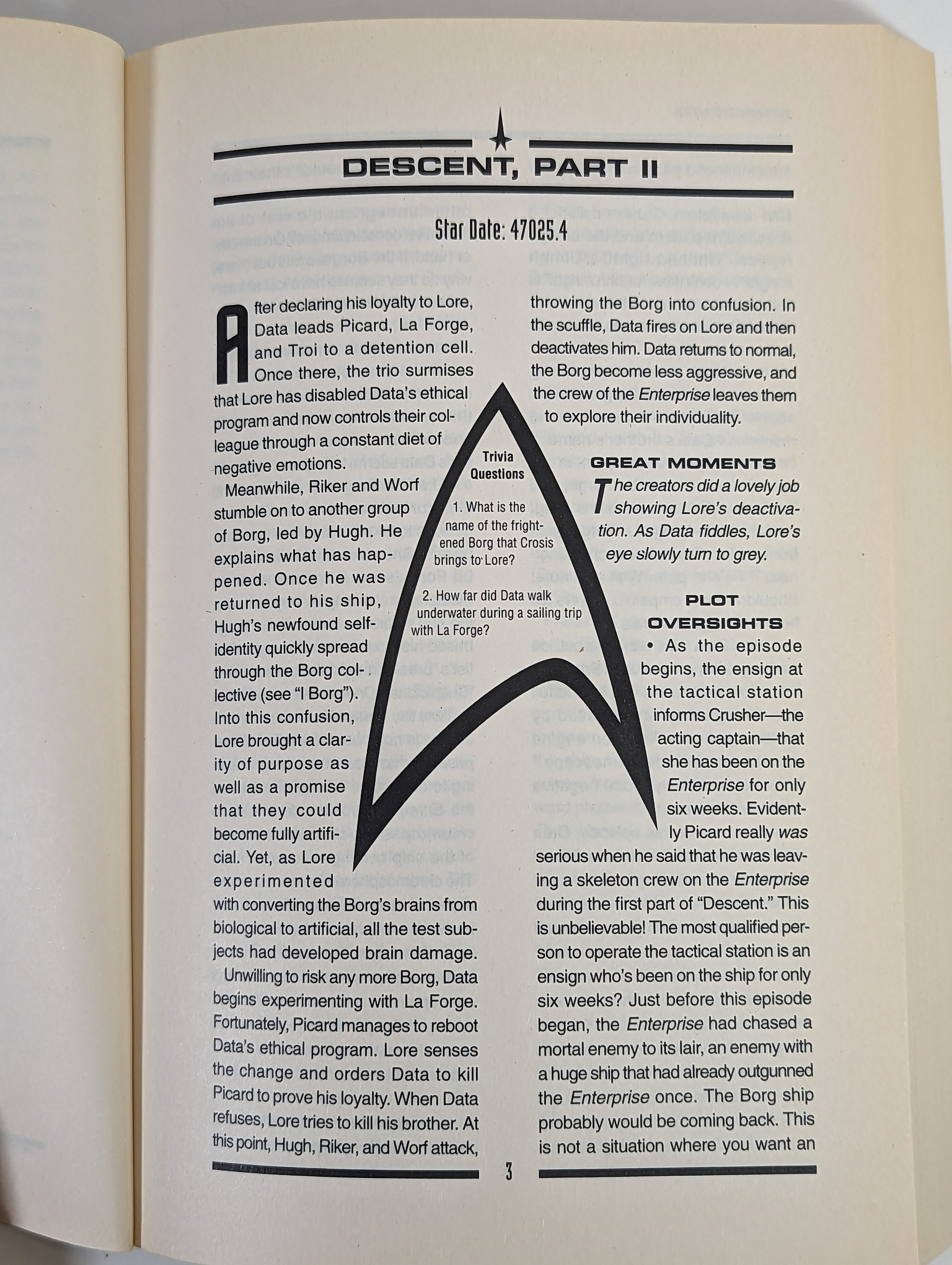 Nitpickers Guide for Next Generation Trekkers Vol 2 by Phil - Etsy