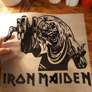 Iron Maiden Statue IRON MAIDEN Sticker Decal Set - 4 Sizes Heavy Metal ...