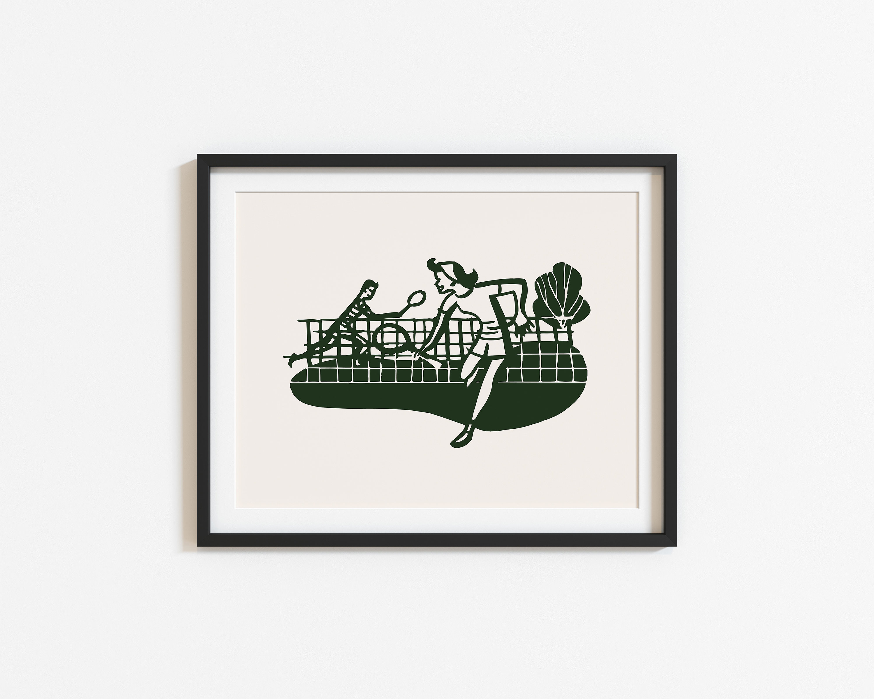 Vintage Tennis Print, Vintage Tennis Wall Decor, Tennis Ball Art Print ...