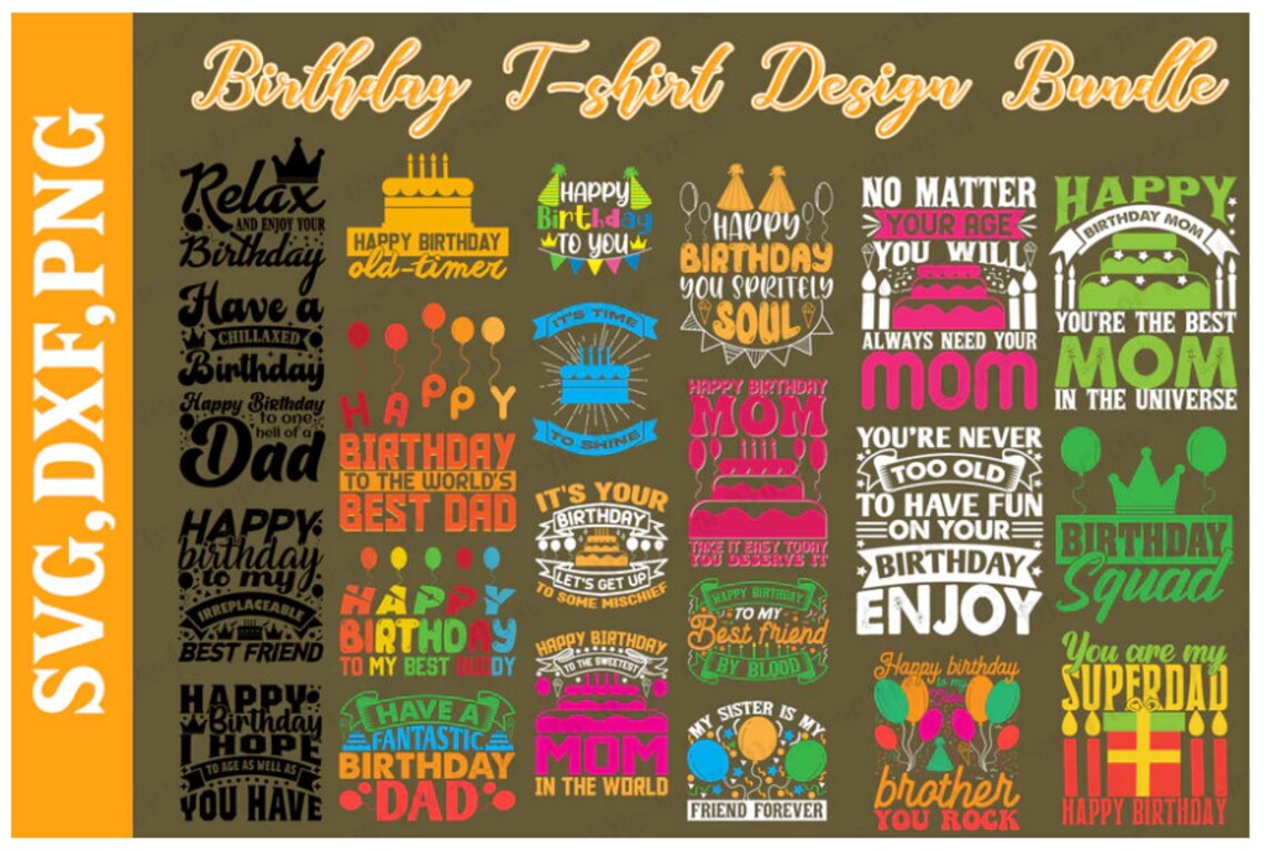 Birthday Svg Birthday Saying Svg Birthday Cut File Birthday - Etsy