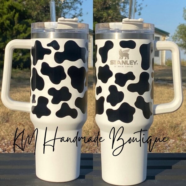 Cow Print Stanley - Etsy