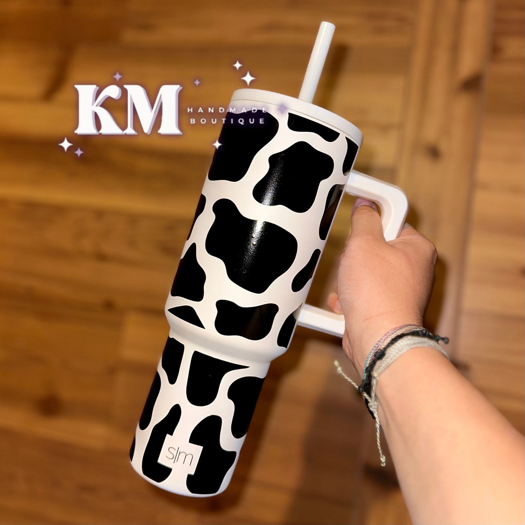 Cow Print Tumbler Decal Tumbler Sticker Made for Simple Modern Trek ...