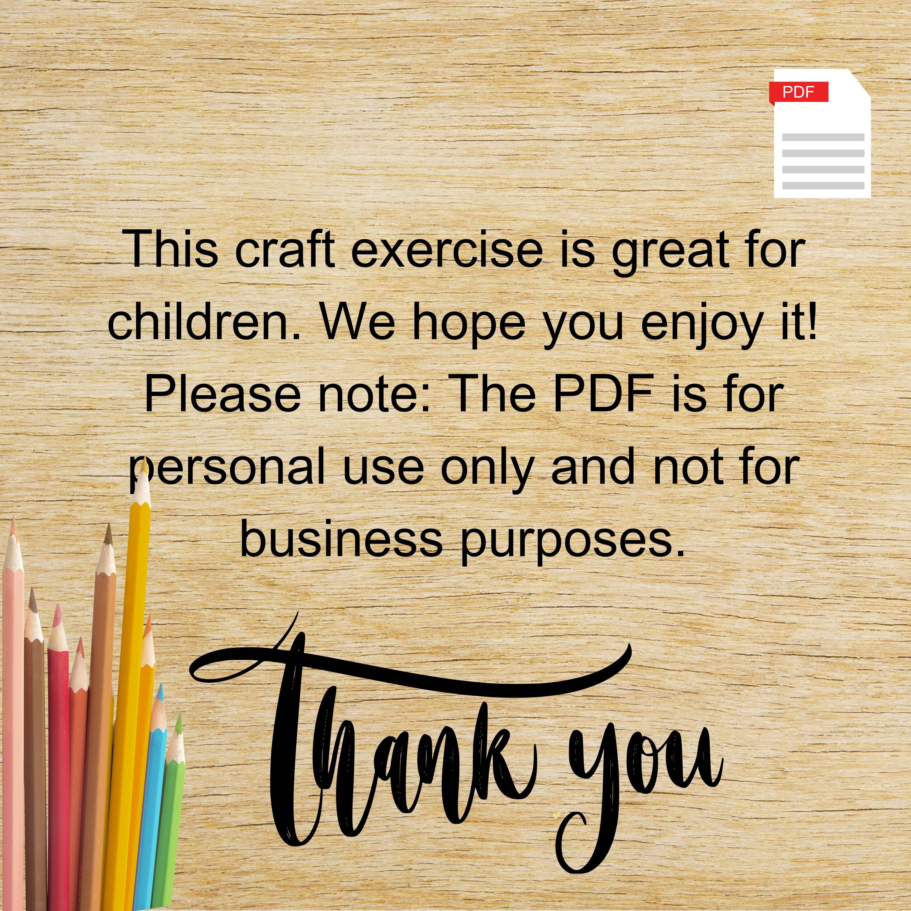 Hen Craft Printable | Fun Cut-and-paste Activity for Kids | PDF Digital ...
