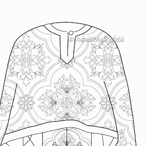 Orthodox Liturgical Colors Coloring Page - Etsy Australia
