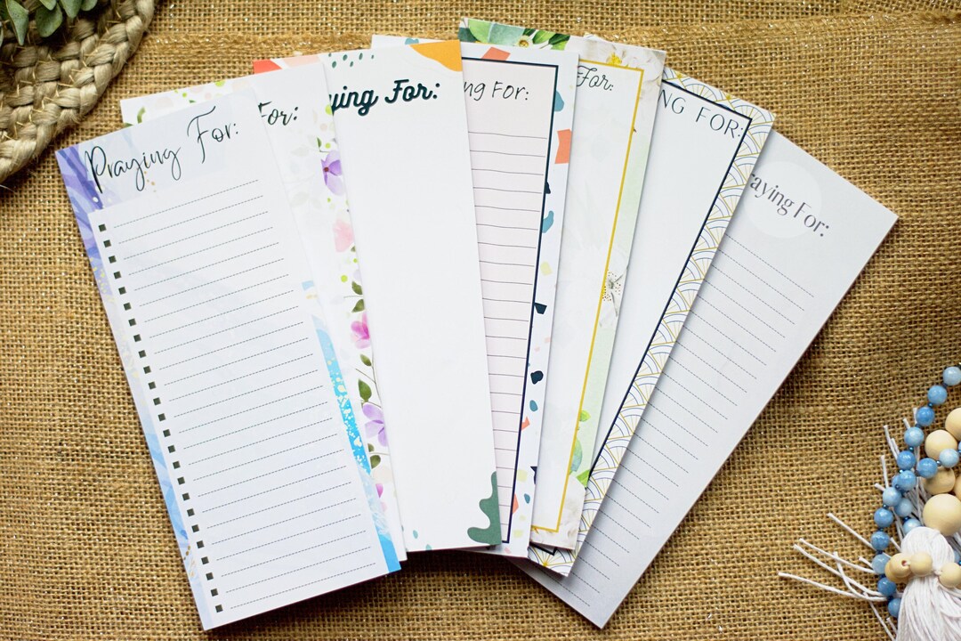 Prayer List Notepad - Etsy