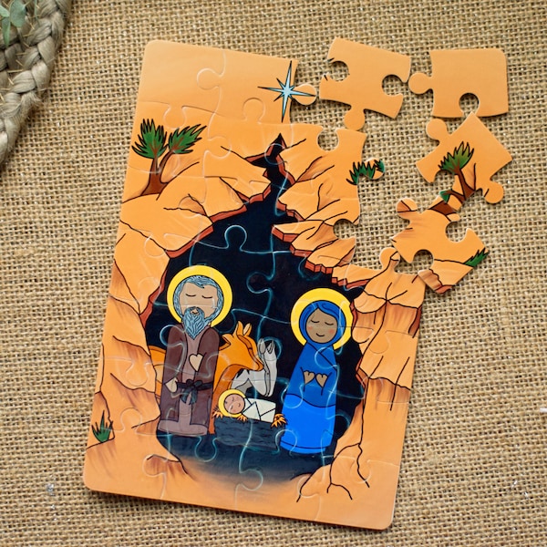 Nativity Puzzle - Etsy