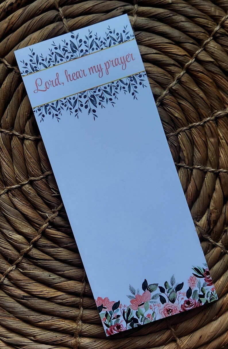 Prayer List Notepad - Etsy