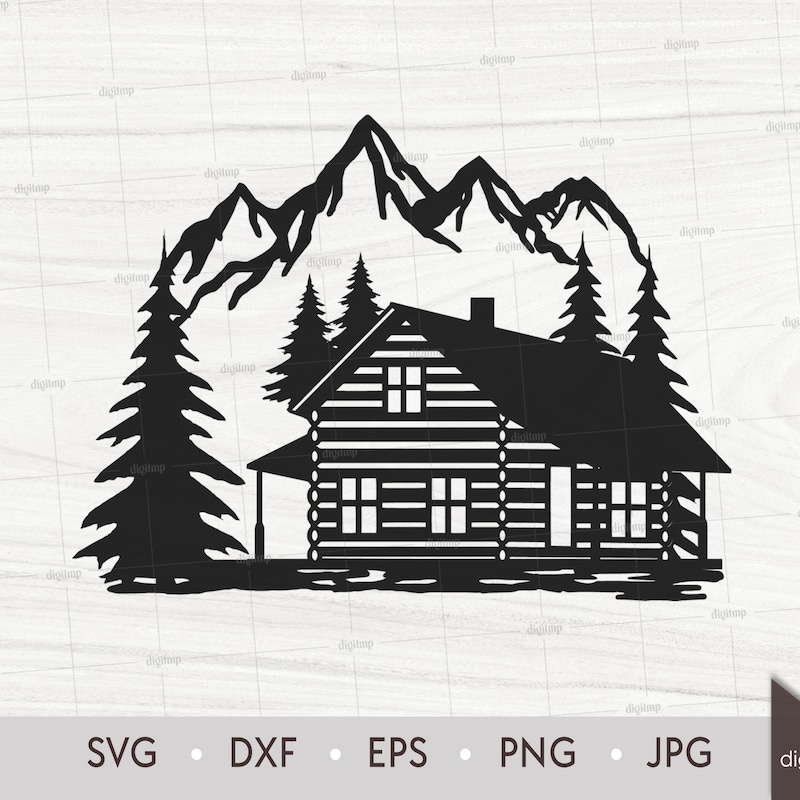Cabin Svg - Etsy