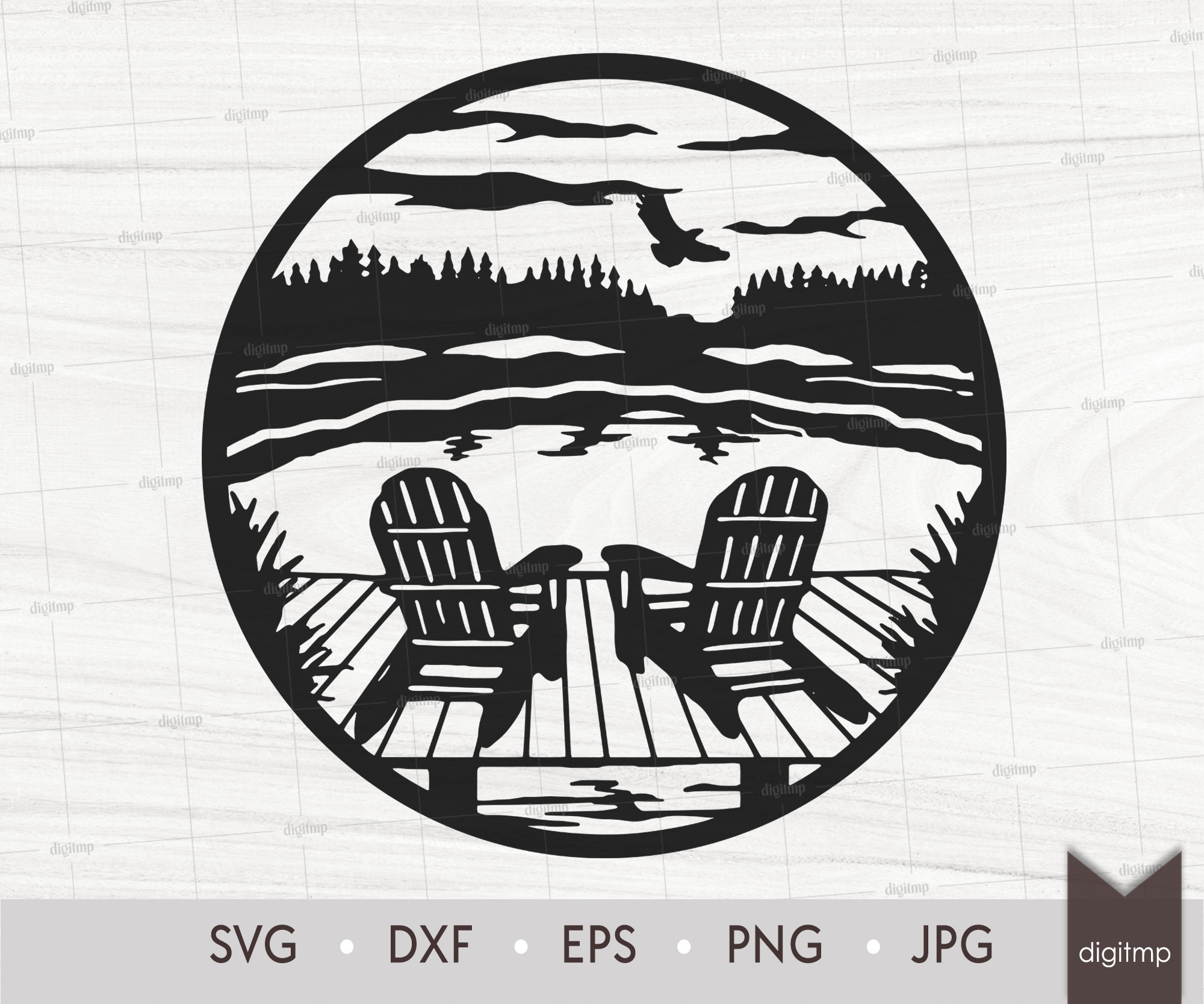 Lake Clip Art Black And White