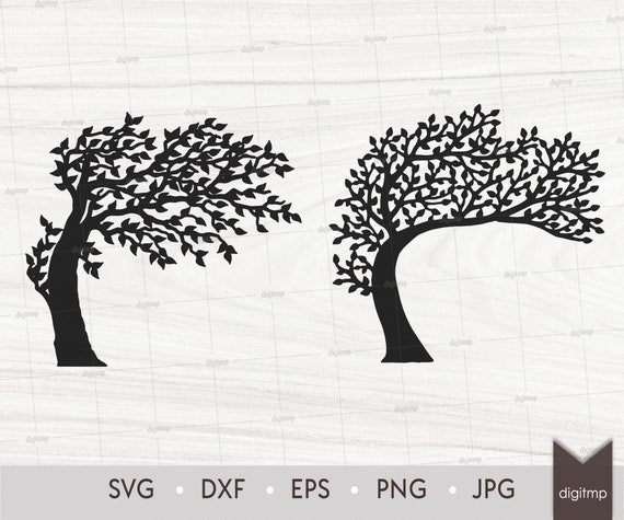 Windy Tree Clipart