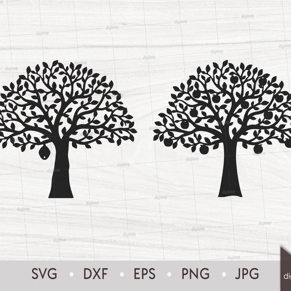 Apple Tree Clipart - Etsy