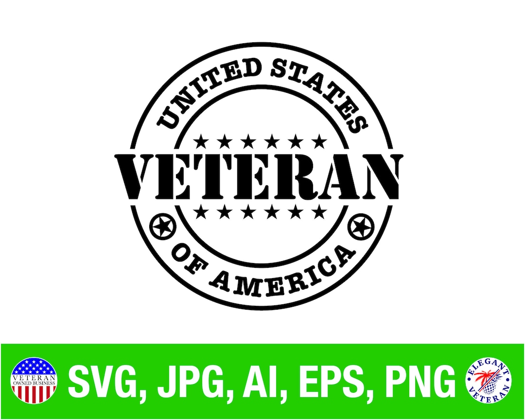 Veteran - Stars, SVG, Png, Vector, Crafts, Tshirt, Image, Clip Art, CNC ...
