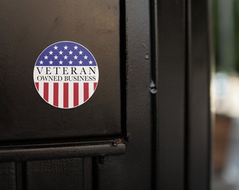 Veteran Owned Business Decal - Etsy