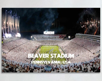 Beaver Stadium Poster - Etsy