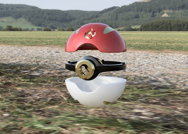 Real Life Pokeball With Fire Emblem STL Files DIGITAL ITEM - Etsy