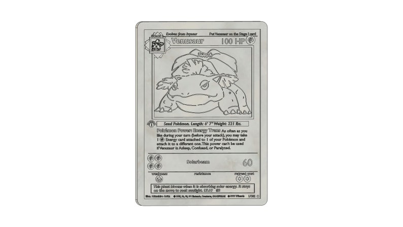 3d Charizard, Blastoise, Venusaur Bundle Pokemon Card STL Files ...