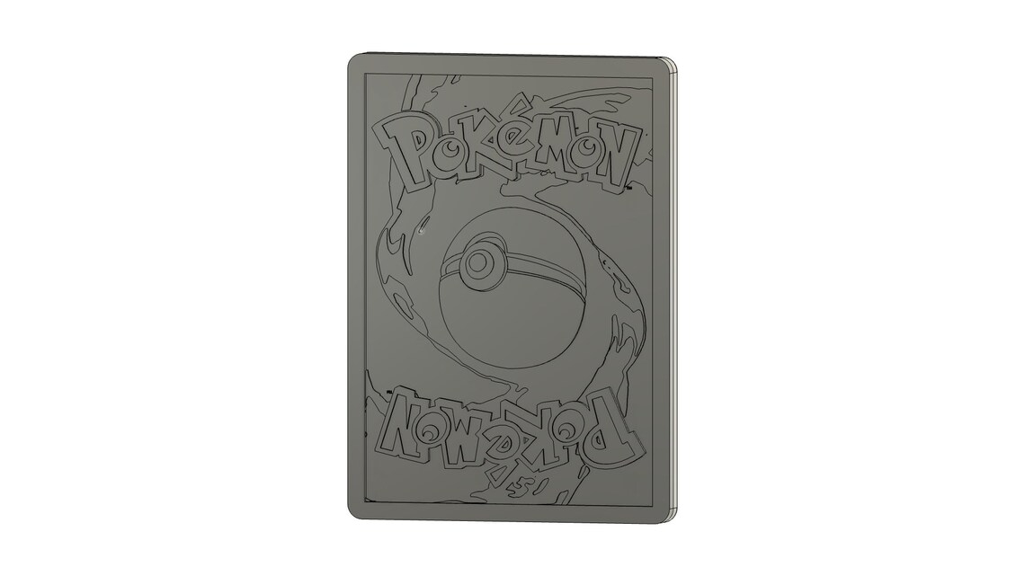 3d Charizard Pokemon Card STL File *DIGITAL ITEM* - Etsy