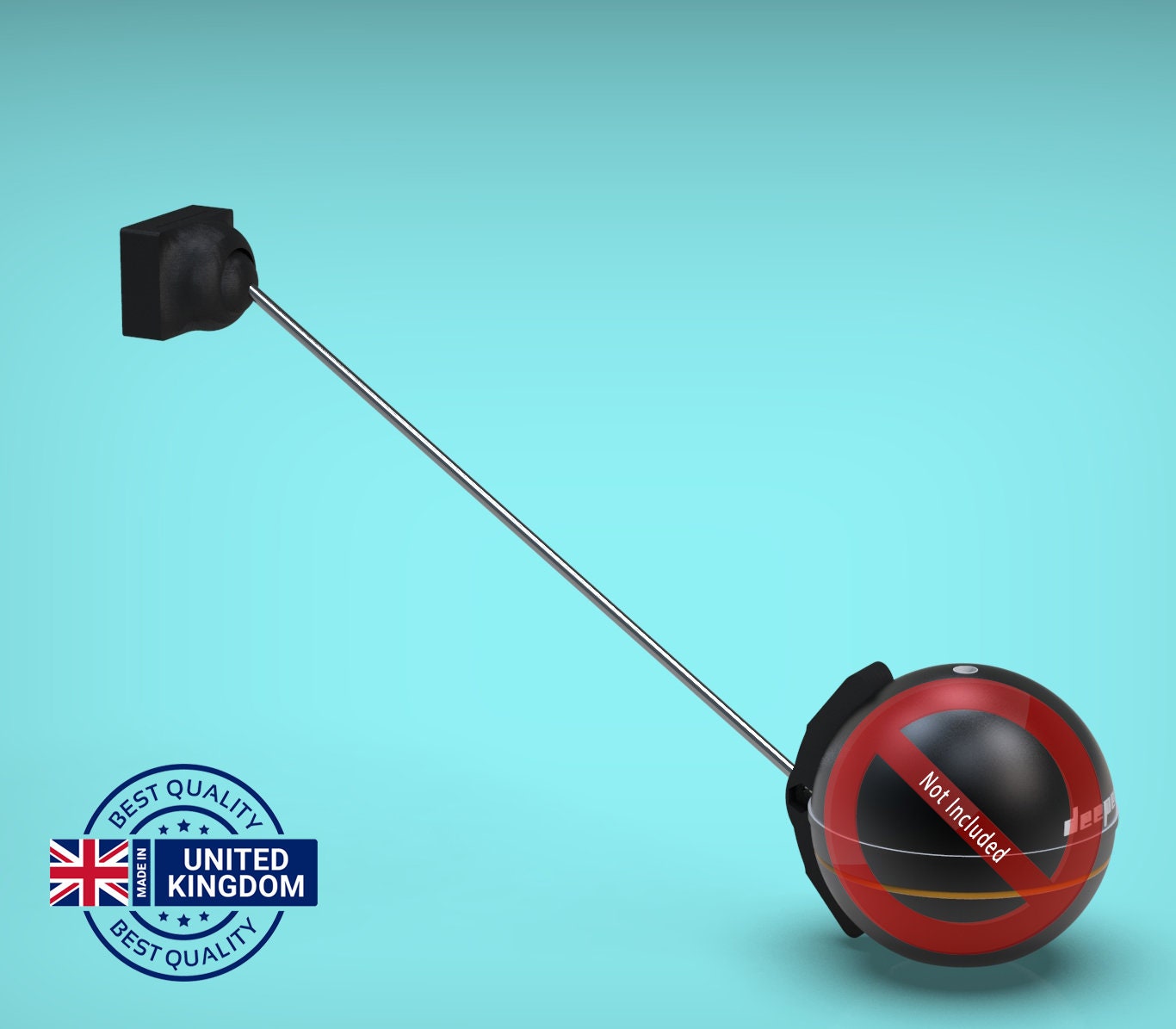 Deeper Pro Plus Chirp 2 Bait Boat Mount Arm Fish Finder Fits All Deeper ...