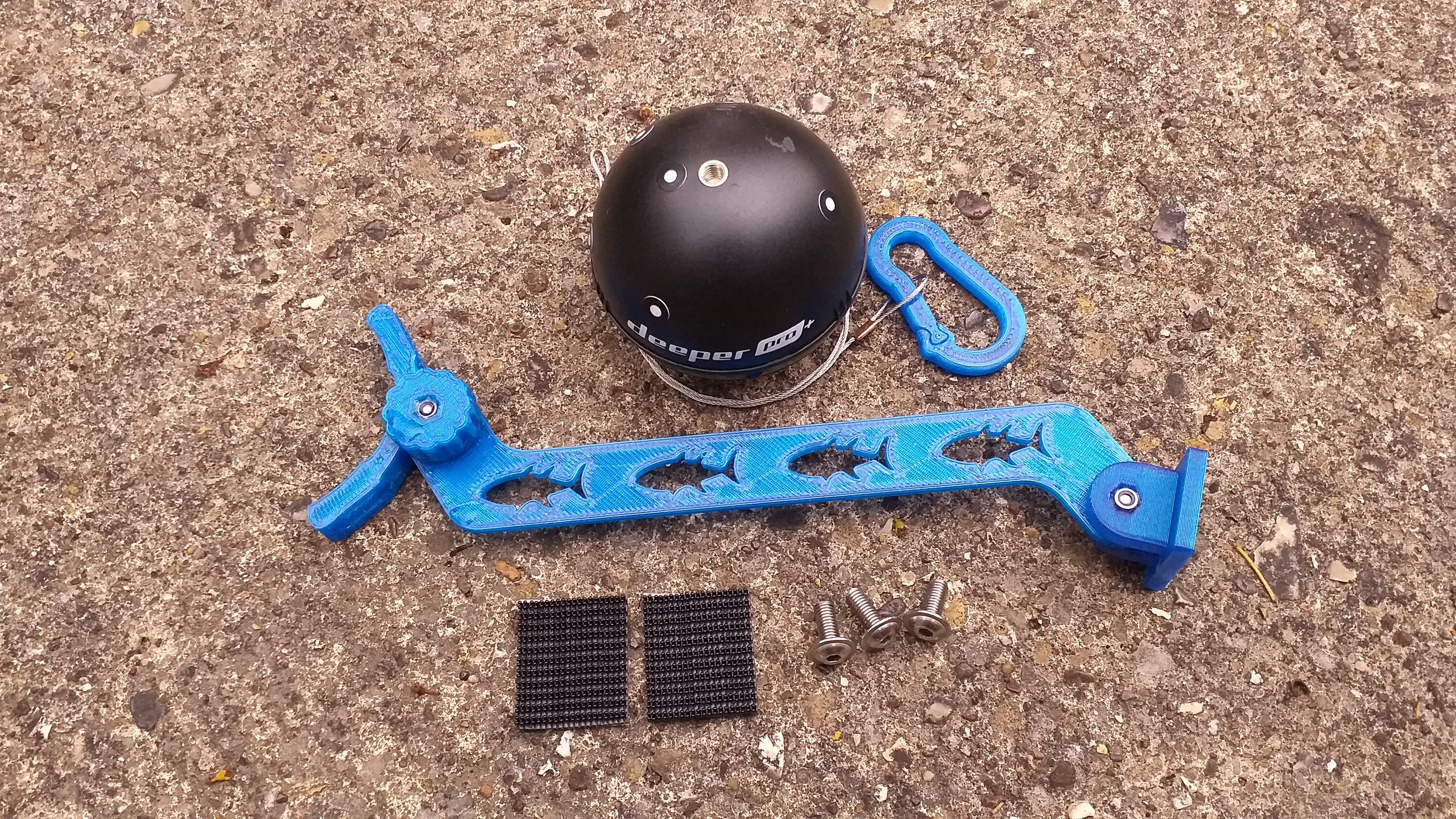 Deeper Pro Plus Chirp 2 Bait Boat Mount Arm Fish Finder Fits All Deeper ...