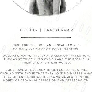 Enneagram Types Animal Prints Set | Digital Download - Etsy